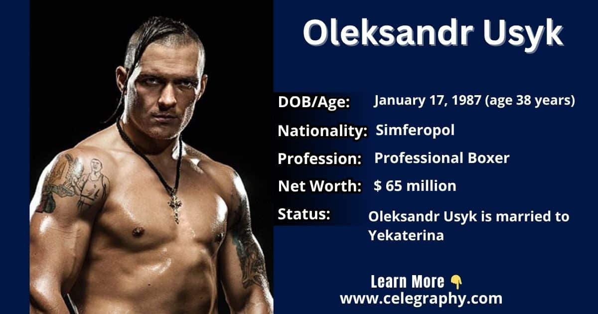Oleksandr Usyk - Bio: Age, Height, Net Worth, Family, Life Story ...