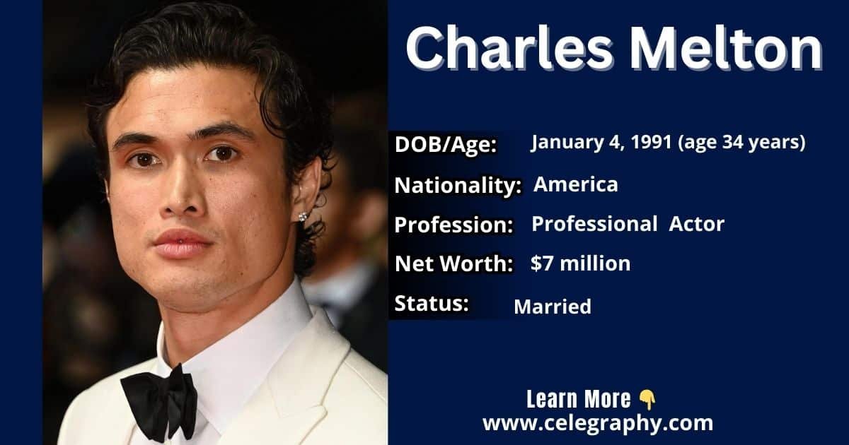 Charles Melton - Bio: Age, Height, Net Worth, Family, Life Story