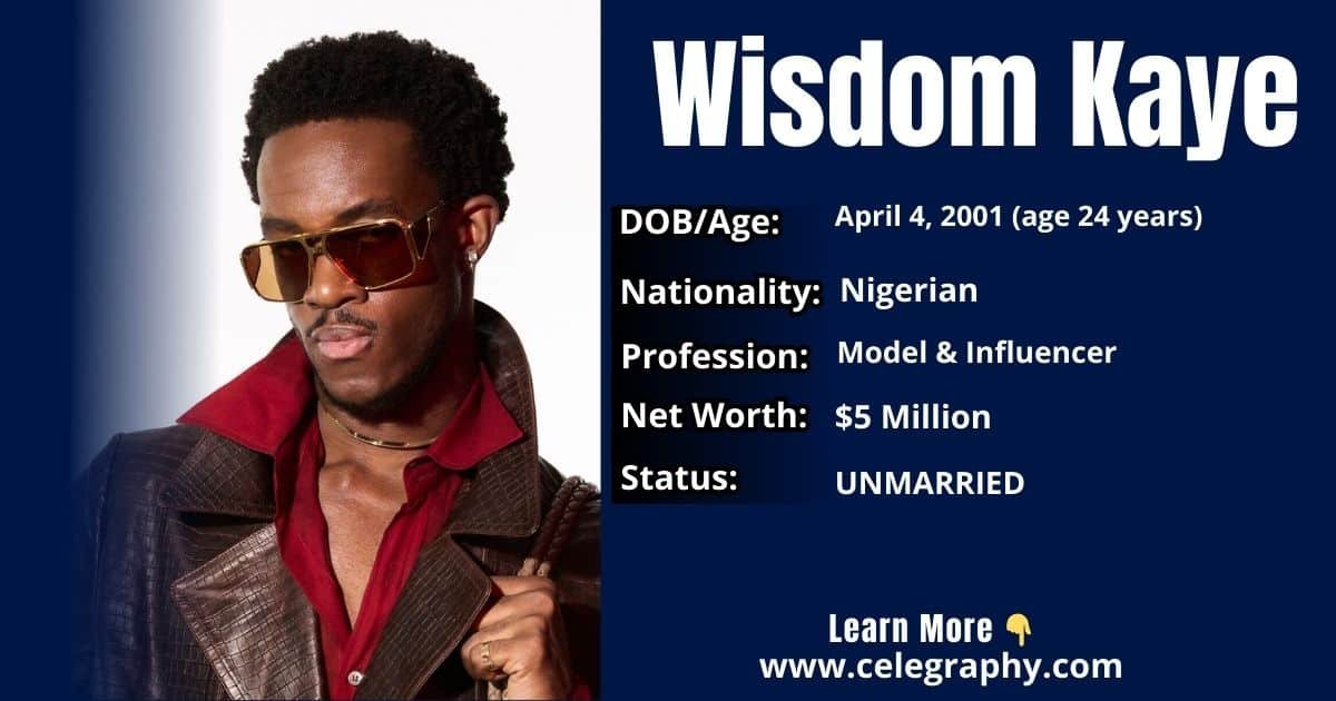 Wisdom Kaye - Bio: Age, Height, Net Worth, Family, Life Story