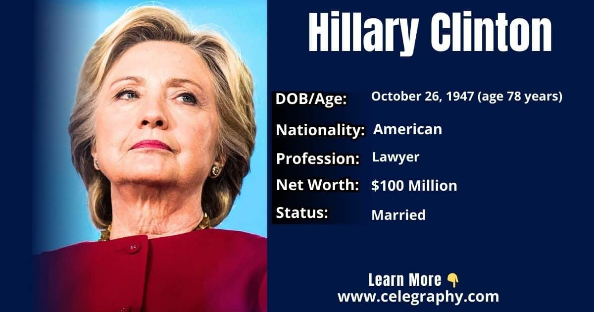 Hillary Clinton - Bio: Age, Height, Net Worth, Family, Life Story