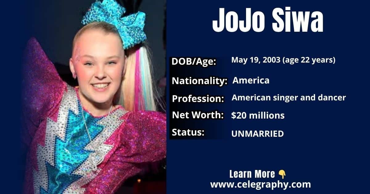 JoJo Siwa - Bio: Age, Height, Net Worth, Family, Life Story