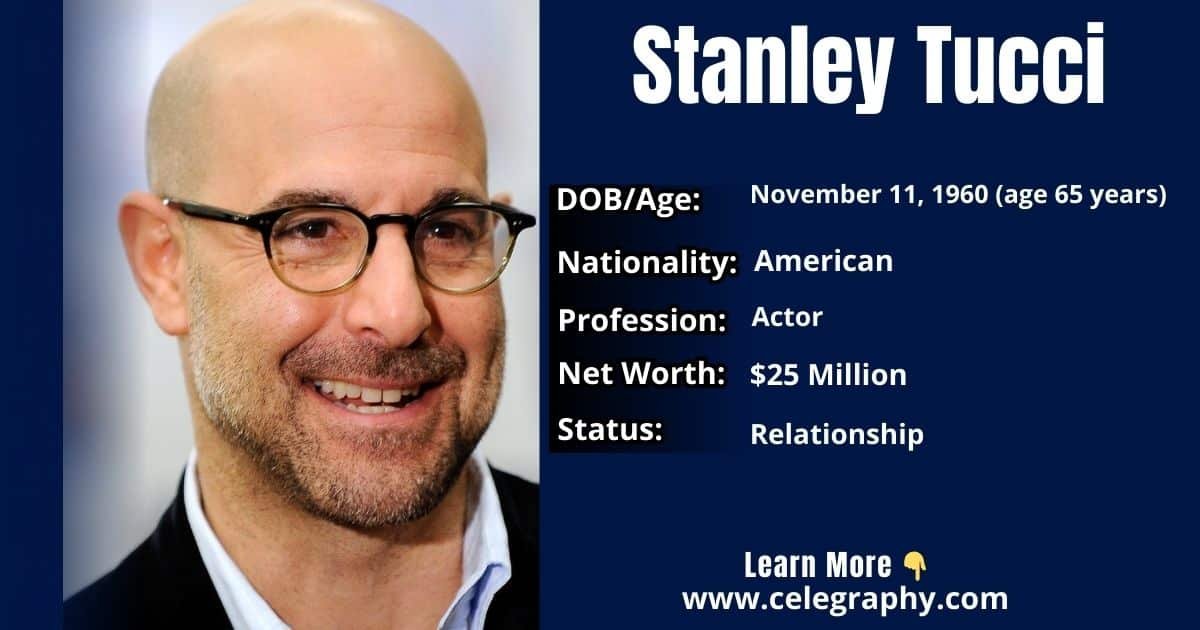 Stanley Tucci - Bio: Age, Height, Net Worth, Family, Life Story